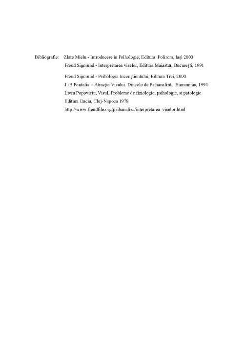 Referat: Inconștientul (#428951)