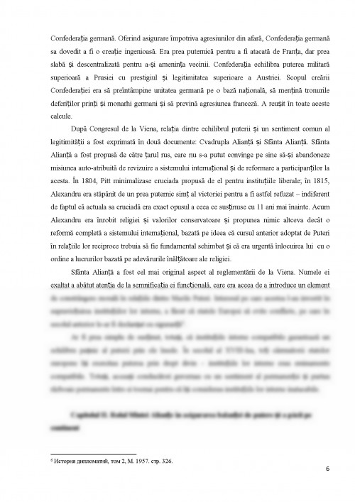 Referat: Sfânta alianță - prima organizație politico-militară europeană ...