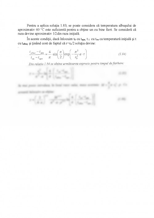 Referat: Model matematic al transferului termic prin conducție cu ...