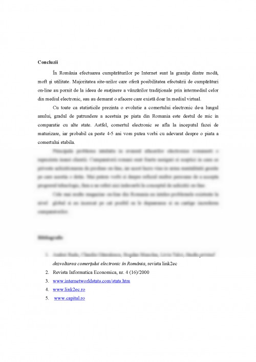 Referat: Comerțul electronic din România (#431636)