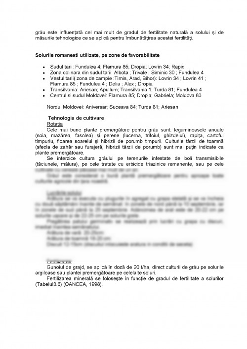 Referat: Grâul și orzul - tehnologie de cultură (#432772)