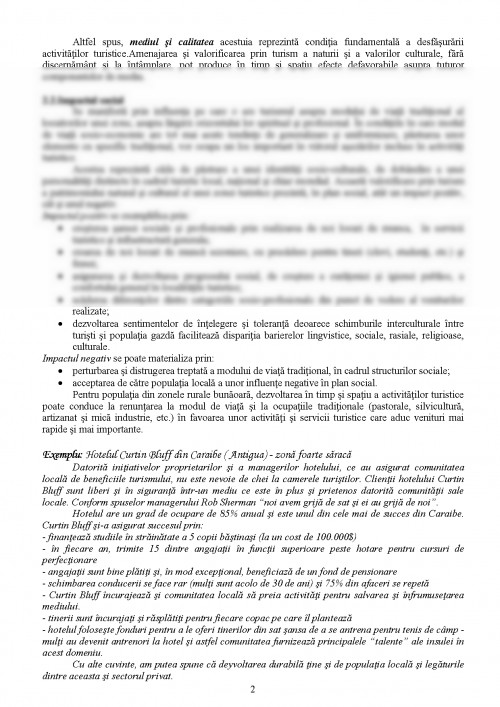 Referat: Turismul Durabil (#434402)