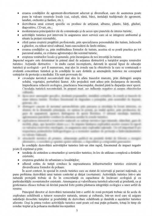 Referat: Turismul Durabil (#434402)