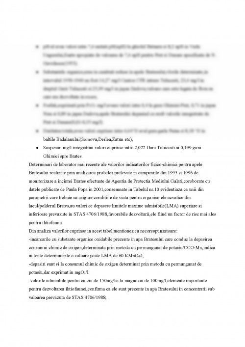 Referat: Lacul Brates (#435010)