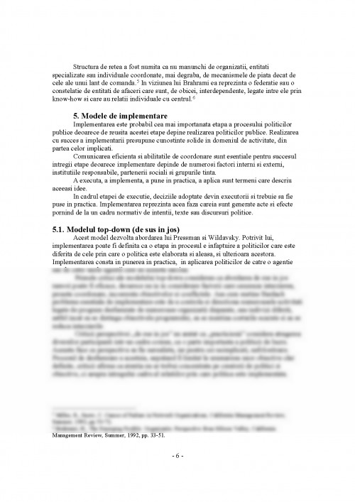 Referat: Modele de analiza a administrației publice (#436890)