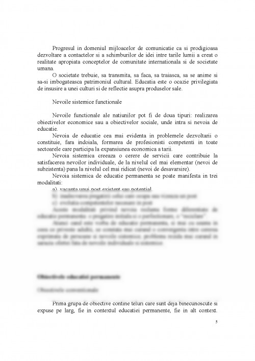 Referat: Educația permanentă (#437423)