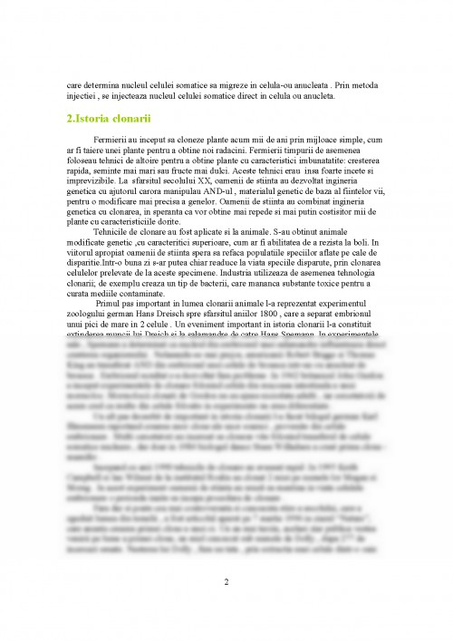 Referat: Clonarea (#438211)