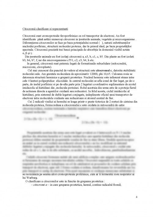 Referat: Citocromii (#439240)