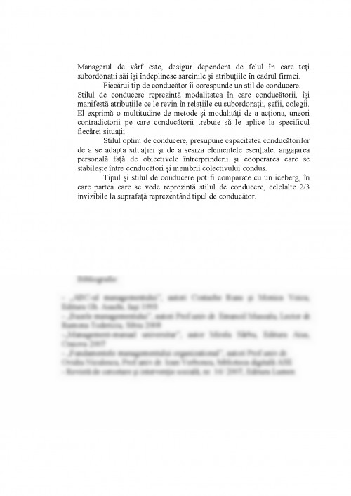 Referat: Tipuri de manageri (#439358)