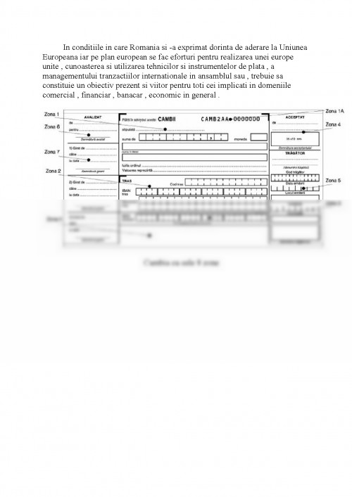 Referat: Instrumentul de plată - Cambia (#442204)
