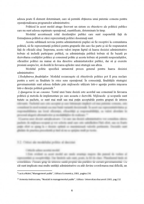 Referat: Modele de Fundamentare a Deciziilor Administrative (#442442)