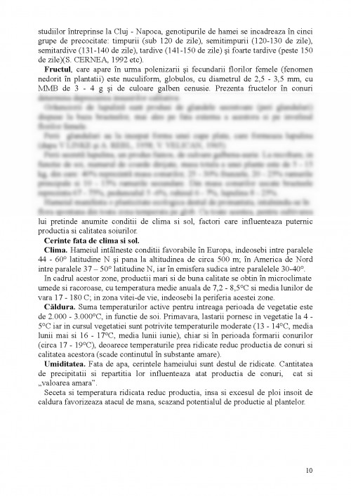 Referat: Hameiul (Humulus Lupulus) (#445707)