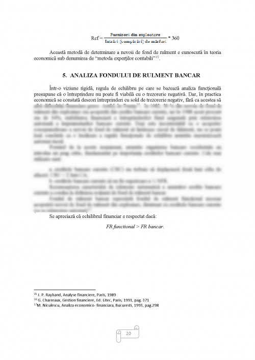 Referat: Metoda de evaluare a riscului de faliment (#450911)