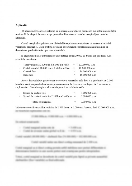 Referat: Costul marginal și costul adițional (#451021)