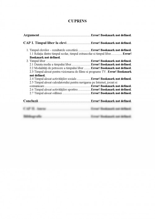 Referat: Timpul Liber la Elevi (#451223)