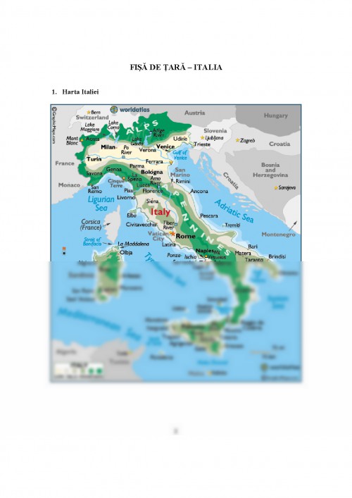 Referat: Fișa de țară a Italiei (#451763)
