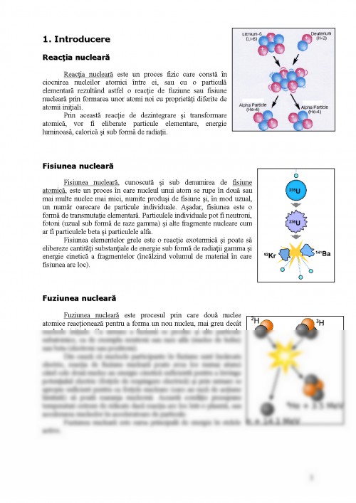 Referat: Fuziunea Termonucleară (#452286)