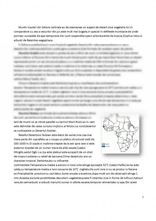 Referat: Deșerturile calde din emisfera nordică (#453190)