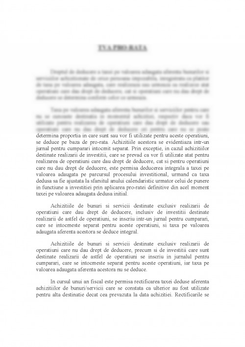 Referat: TVA Pro-Rata (#453234)