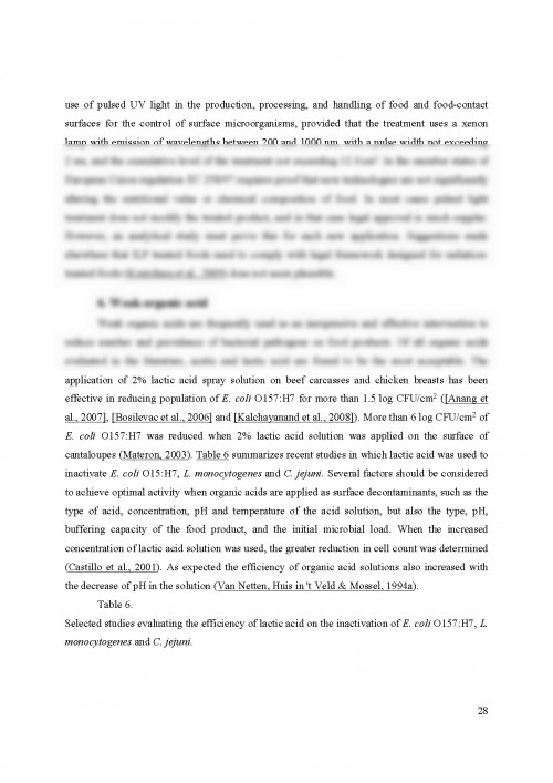 Referat: Contaminarea Alimentelor cu Microorganisme Patogene și cu ...