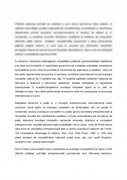 Referat: Avantajul Competitiv (#453777)