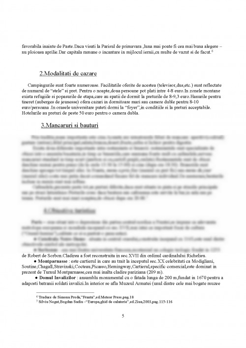 Referat: Turismul în Franța (#454928)