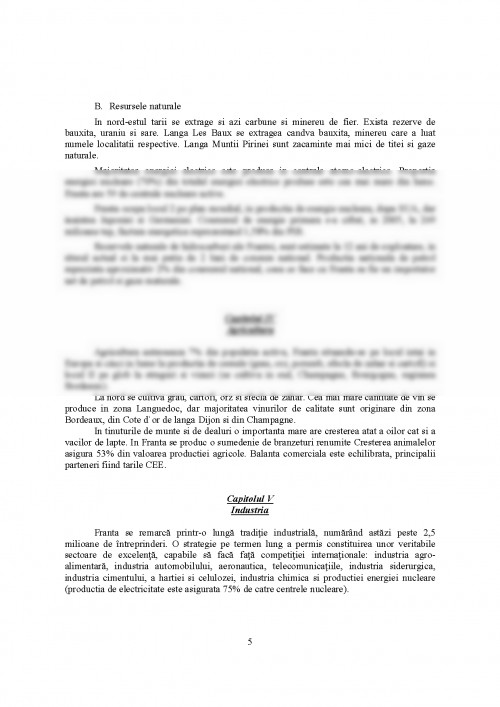 Referat: Franța - geografie economică (#457707)