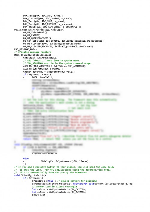 Laborator: Crearea aplicațiilor în Visual C++ (#457928)