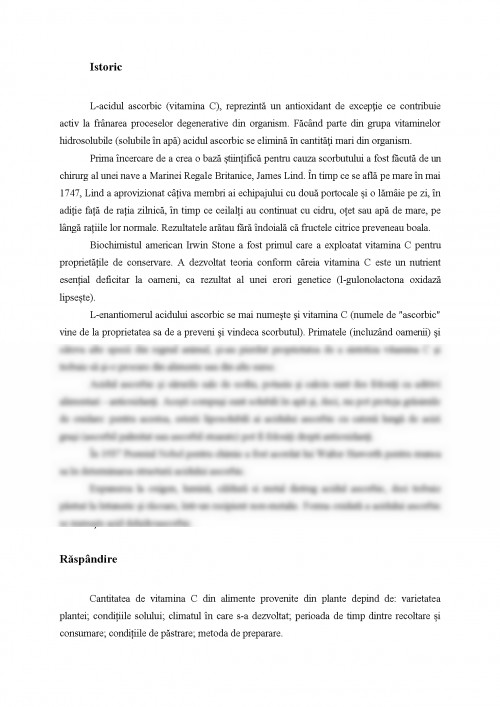 Referat: Acidul Ascorbic (#460071)