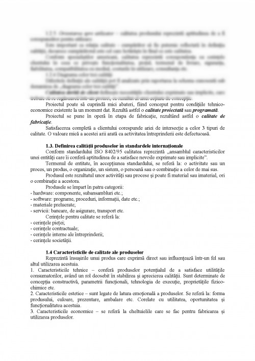 Referat: Conceptul de Calitate (#460931)