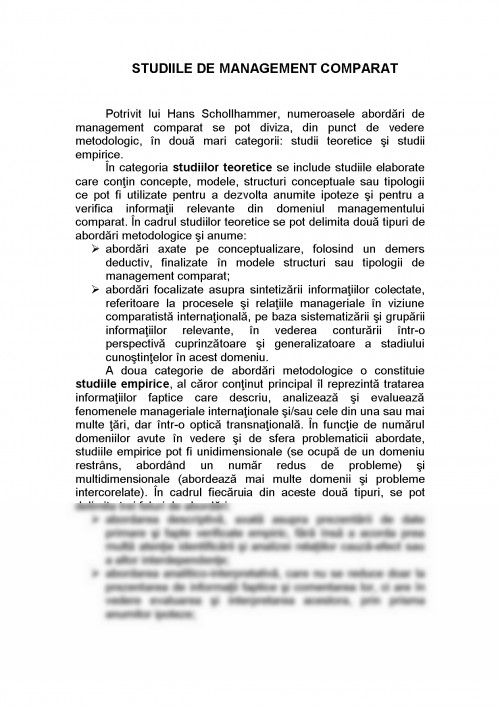 Referat: Management Comparat (#463649)
