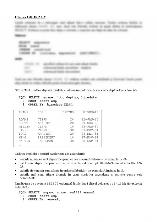Laborator: Laboratoare SQL (#464350)