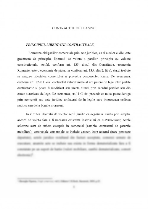 Referat: Contractul de Leasing (#465547)