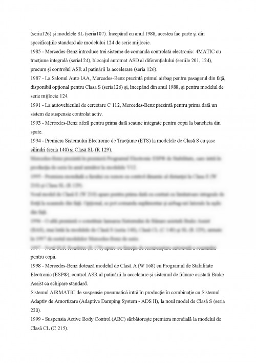 Referat: Managementul inovării - Mercedes (#469987)