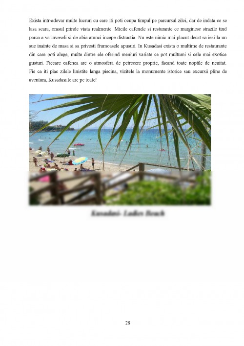 Referat: Program Turistic - Kusadasi Turcia (#469988)