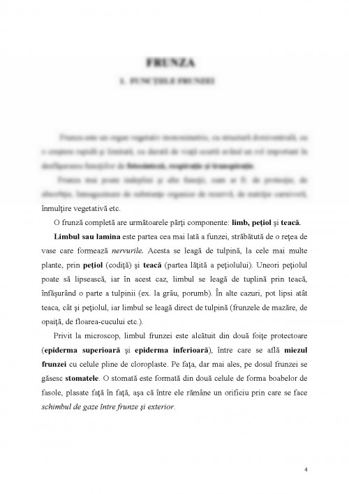 Referat: Frunza (#476359)