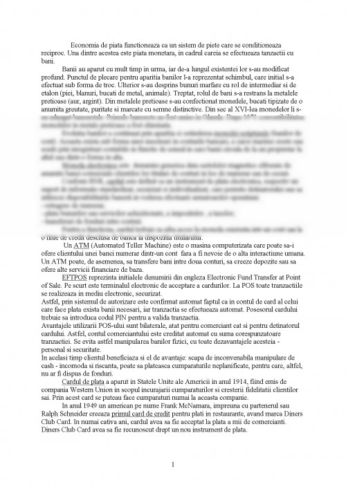 Referat: Moneda electronică (#476553)