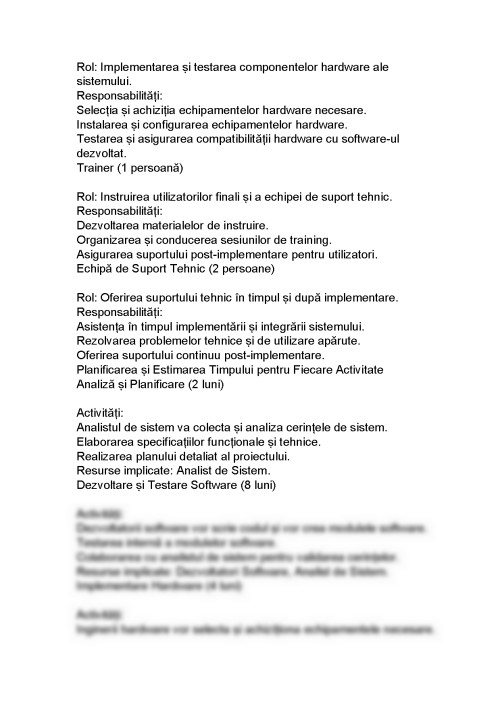 Proiect: Proiectarea unui sistem informatic pentru societatea ...