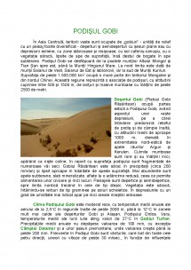 Referat: Podișul Gobi (#164402)