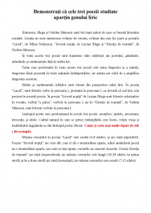 Referat: Demonstrați că cele trei opere aparțin genului liric Lacul Izvorul (#329120)