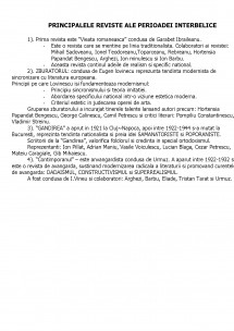 Referat: Principalele Reviste Ale Perioadei Interbelice (#330862)